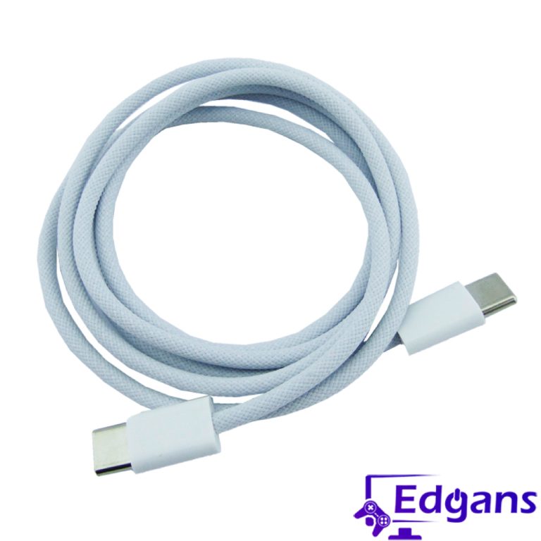 CABLE DOBLE TYPE-C DATOS Y CARGA IPHONE 15, 1 METRO | EDGANS ELECTRONIC AND GAMES