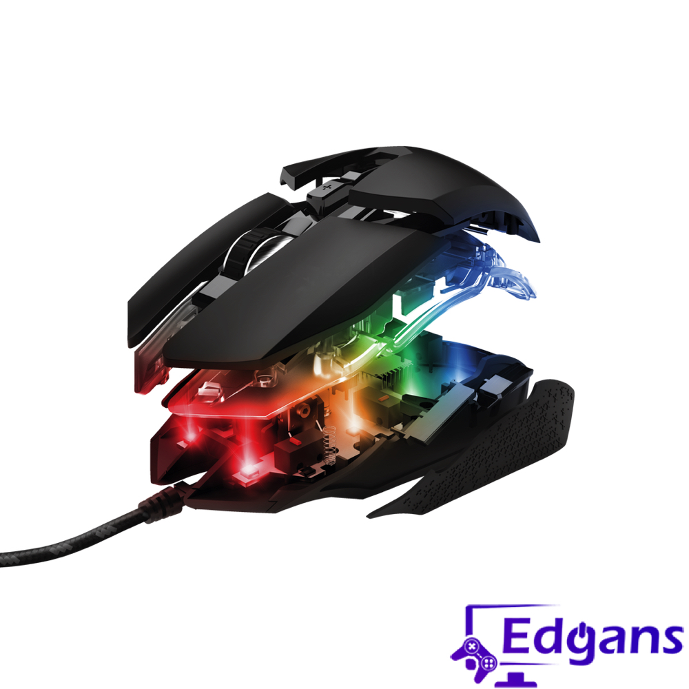 MOUSE GAMER RGB GXT 950 IDON TRUST | EDGANS ELECTRONIC AND GAMES