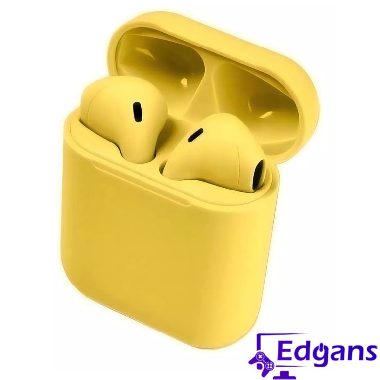 Audifonos True Wireless Bluetooth tipo Airpods AMARILLO | EDGANS ...